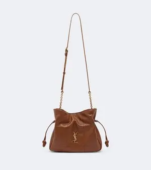 Saint Laurent Jamie Small Quilted Leather Shoulder Bag - Brown