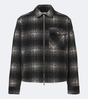 Moncler Archivio Checked Zip-up Jacket