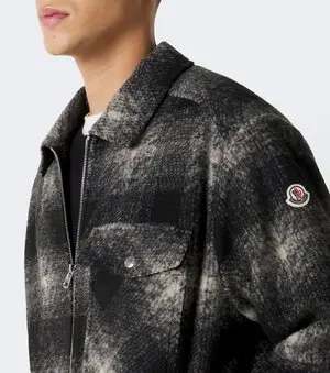 Moncler Archivio Checked Zip-up Jacket