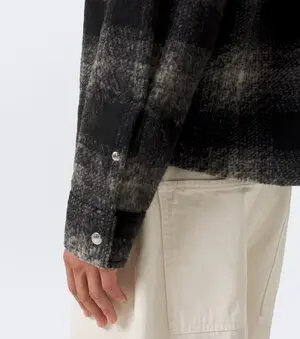 Moncler Archivio Checked Zip-up Jacket