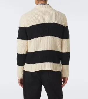 Moncler Striped Wool-blend Sweater