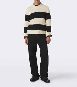 Moncler Striped Wool-blend Sweater