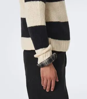 Moncler Striped Wool-blend Sweater