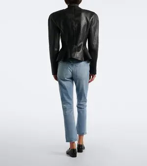 AGOLDE Riley Cropped Straight Jeans