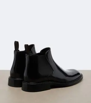 THE ROW Gable Leather Chelsea Boots