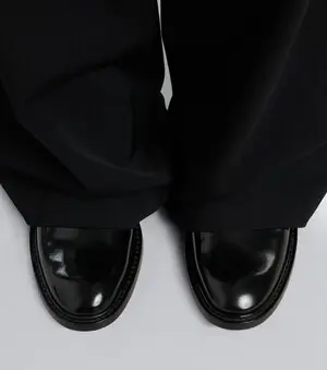 THE ROW Gable Leather Chelsea Boots