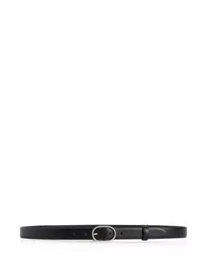 LARDINI Oval-buckle Belt - Black