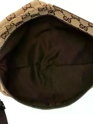 Gucci 2000-2015 Gg Canvas Double Pocket Belt Bag