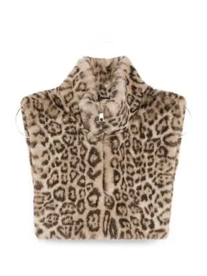 Apparis Faux Fur Zip-up Cape