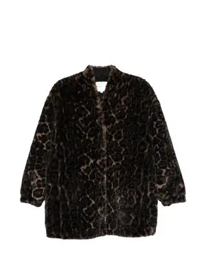 Apparis Jane Faux Leather Coat - Multi
