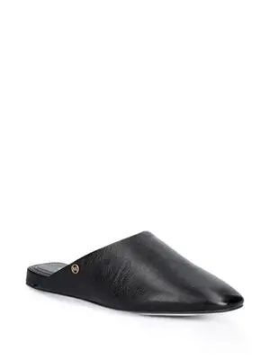Michael Kors Cady Leather Mules - Black