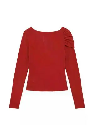 REFORMATION Elio Off-shoulder Top