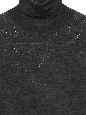 P.a.r.o.s.h Rhinestone-embellished Roll-neck Knit