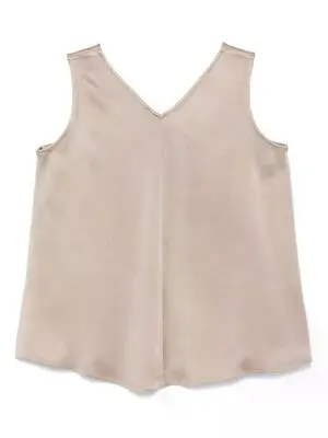 Antonelli Firenze Satin Vest - Neutrals