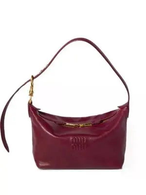 Miu Miu Spirit Nappa Leather Bag - Red