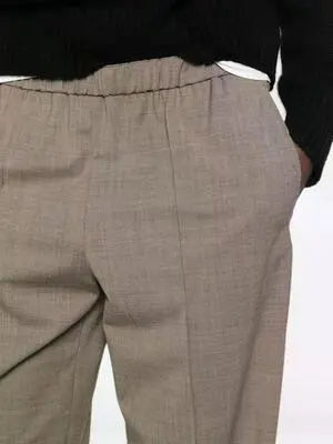 Fabiana Filippi Textured Pressed Crease Trousers