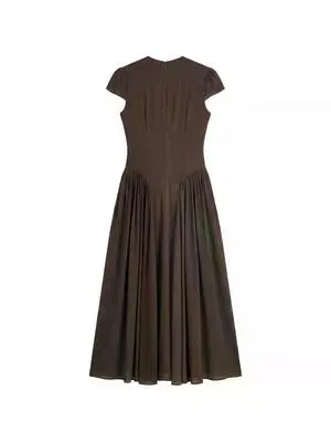 REFORMATION Maven Gathered-waist Midi Dress