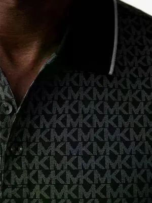 Michael Kors Signature Logo Cotton Jersey Polo Shirt