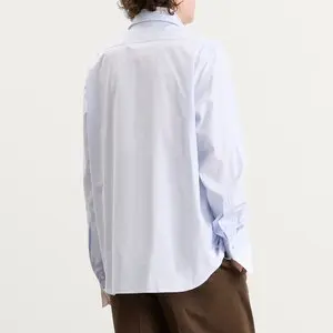 Acne Studios Sont Poplin Long Sleeve Shirt