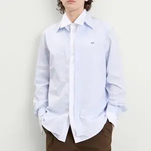 Acne Studios Sont Poplin Long Sleeve Shirt