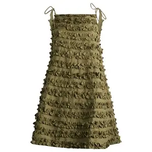 DAMSON MADDER Leili Ruffle Mini Dress