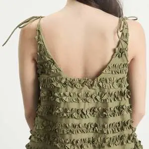 DAMSON MADDER Leili Ruffle Mini Dress