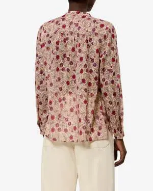ETOILE Top Top Maria - Ecru-raspberry