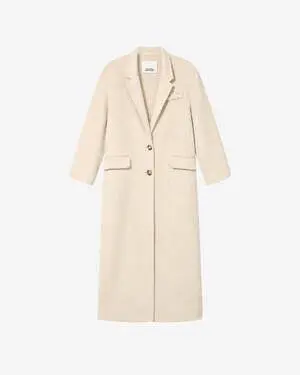 Isabel Marant Étoile Clesa Double-face Wool And Cashmere Coat - Sand