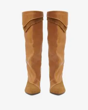 Isabel Marant Étoile Lezra Heeled Boots - Cognac