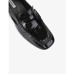Steve Madden Estee Patent Leather Heeled Loafers