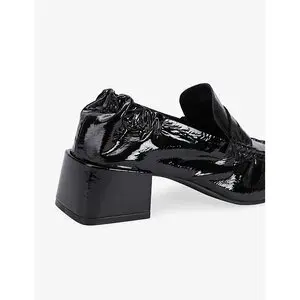 Steve Madden Estee Patent Leather Heeled Loafers