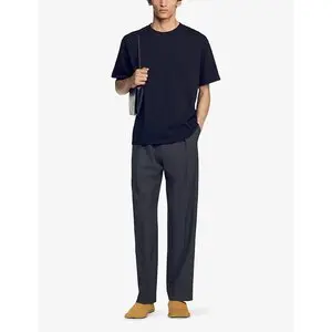 Sandro Crewneck Relaxed-fit Cotton T-shirt