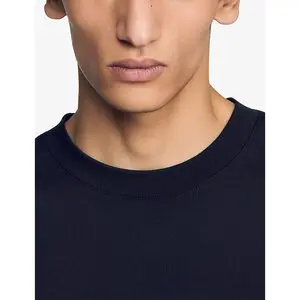 Sandro Crewneck Relaxed-fit Cotton T-shirt
