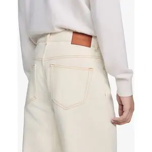 Sandro Straight-leg Relaxed-fit Denim Jeans