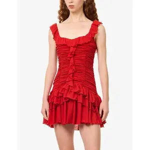 SIEDRES Gemma Ruched Jersey Mini Dress