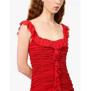 SIEDRES Gemma Ruched Jersey Mini Dress