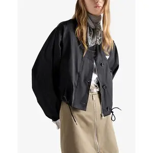 Prada Re-nylon Cropped Blouson Jacket