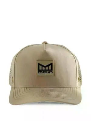 MELIN Odysea Stacked Hydro Logo-patch Perforated Cap - Neutrals