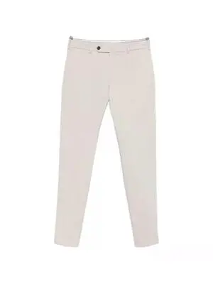 SLOWEAR Slim-fit Tailored Trousers - Neutrals