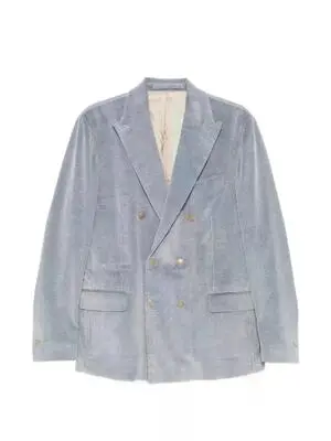 Eleventy Double-breasted Corduroy Blazer