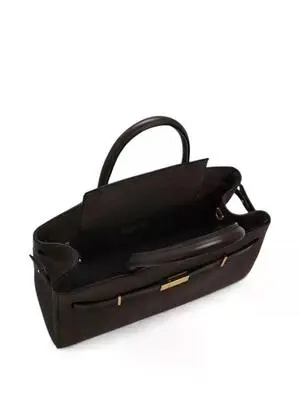 DEMELLIER Midi Hudson Suede Tote Bag