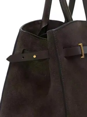 DEMELLIER Midi Hudson Suede Tote Bag
