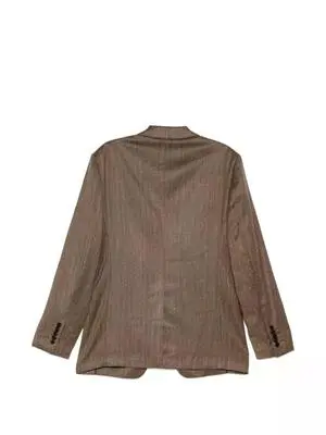 TOM FORD Damier Shelton Blazer - Brown