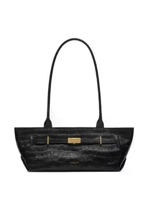 DEMELLIER New York Croc-effect Shoulder Bag