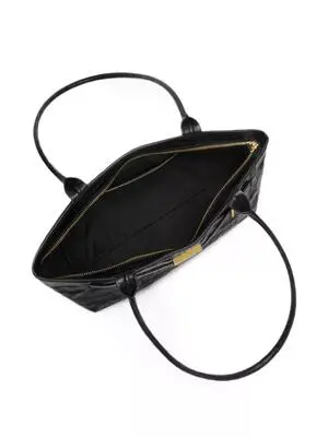DEMELLIER New York Croc-effect Shoulder Bag