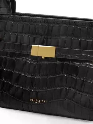 DEMELLIER New York Croc-effect Shoulder Bag