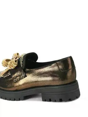 Kurt Geiger Bow Crystal Loafers