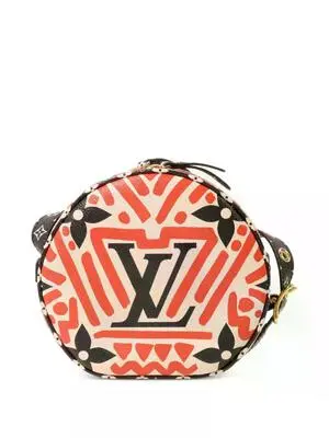 LOUIS VUITTON Monogram Giant Crafty Print Boite Chapeau Souple Adjustable-strap Shoulder Bag