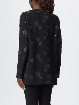 TWINSET Embellished Tweed Coat