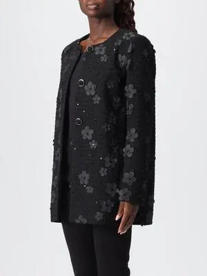 TWINSET Embellished Tweed Coat